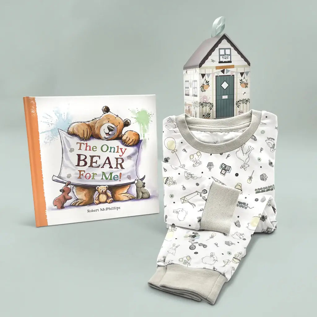Pajamas & Bear Book Boxed Baby Gift Set | Stork Baby Gifts