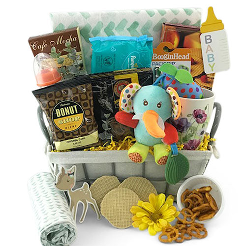 Baby & Family Essentials Gift Basket - Stork Baby Gift – Stork Baby ...