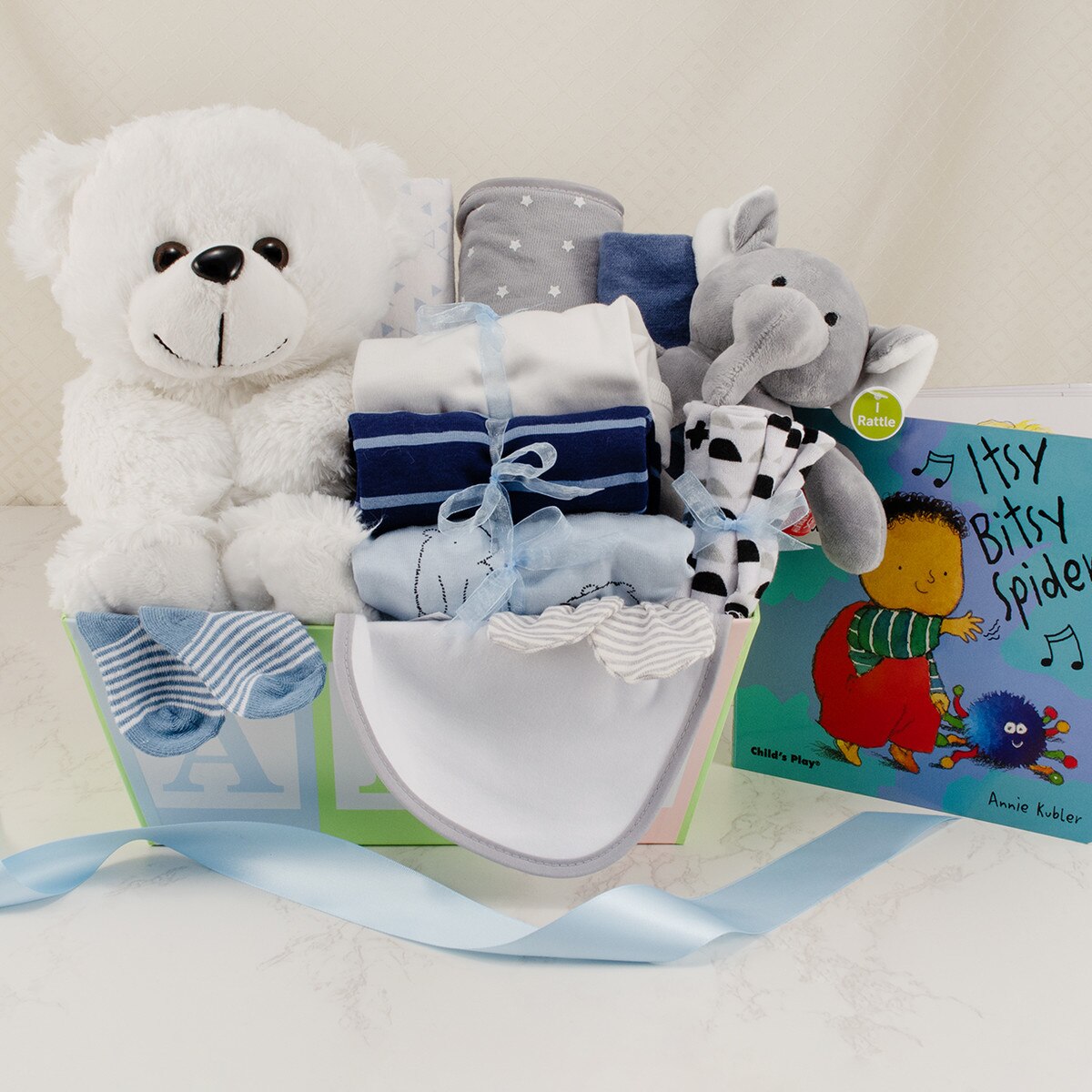 ABC Baby Gift Box For Baby Boy | Stork Baby Gift Baskets – Stork Baby ...