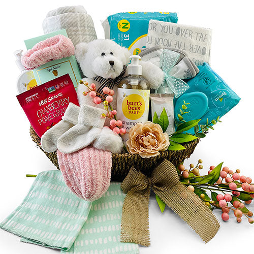 Cuddles and Comfort Gift Basket - Stork Baby Gift – Stork Baby Gift ...