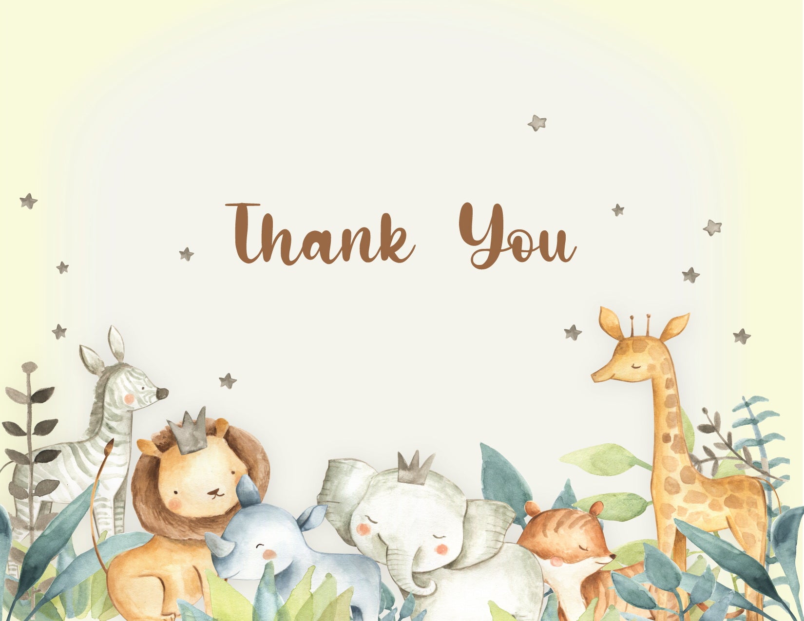 Jungle Safari Baby Shower Invitation | Stork Baby Gift Baskets