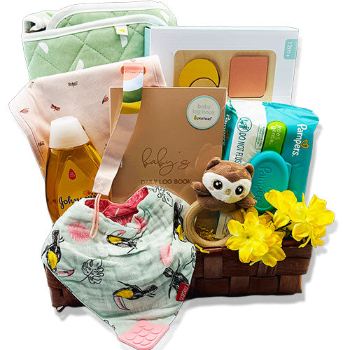 Super Essentials Baby Gift Basket - Shop Now!
