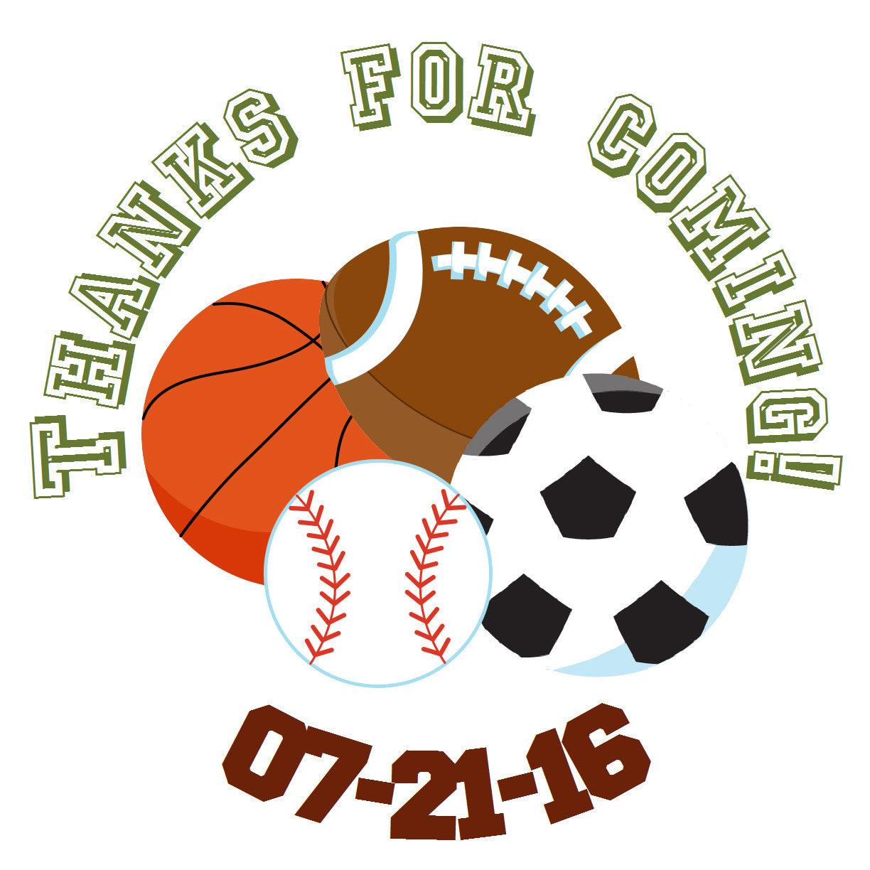 All Star Sports Birthday Party Sticker – StorkBabyGiftBaskets.com